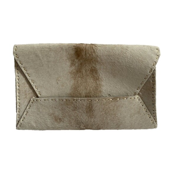 Kelly Locke | Bags | Kelly Locke Francke Clutch Spotted Calf Hair ...
